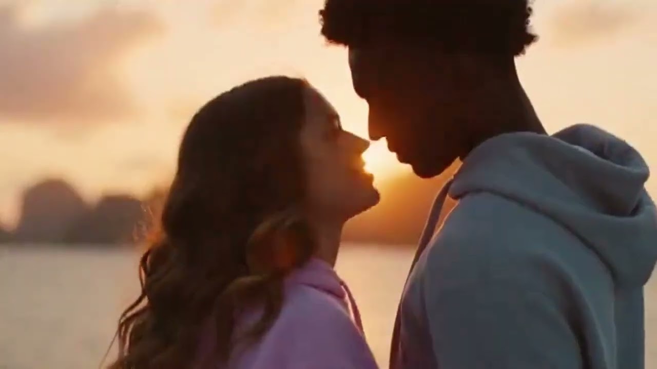 AI Valentines Day Interracial Kiss 1