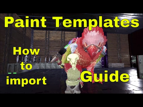 Steam Community :: Video :: ARK Template guide - How to bring paint ...
