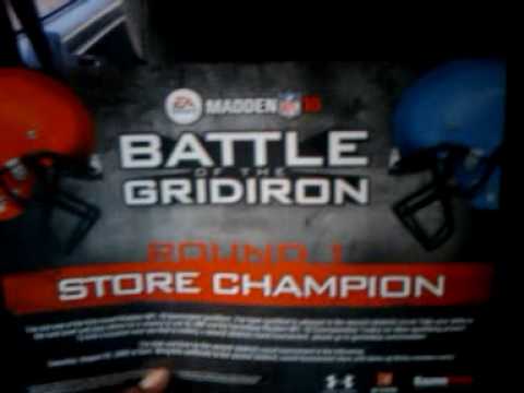 Gamestop madden 10 tourney