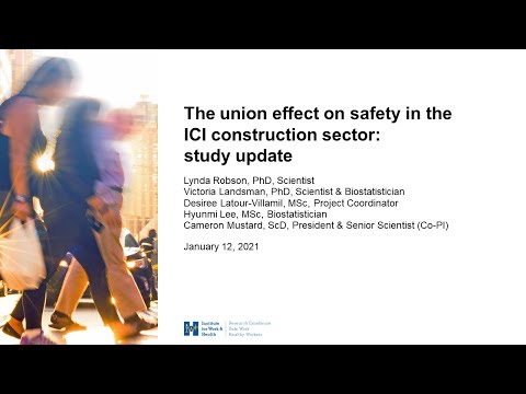 The union effect on safety in the ICI construction sector (Jan 21, 2021)