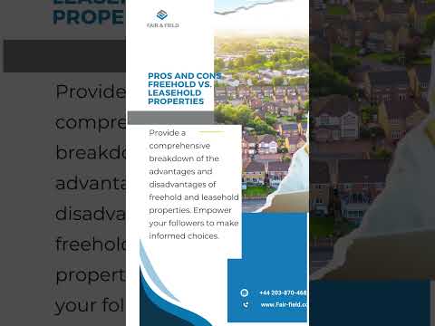 Understanding Freehold vs. Leasehold Properties: Your Ultimate Guide #uk #ukproperty #leasehold