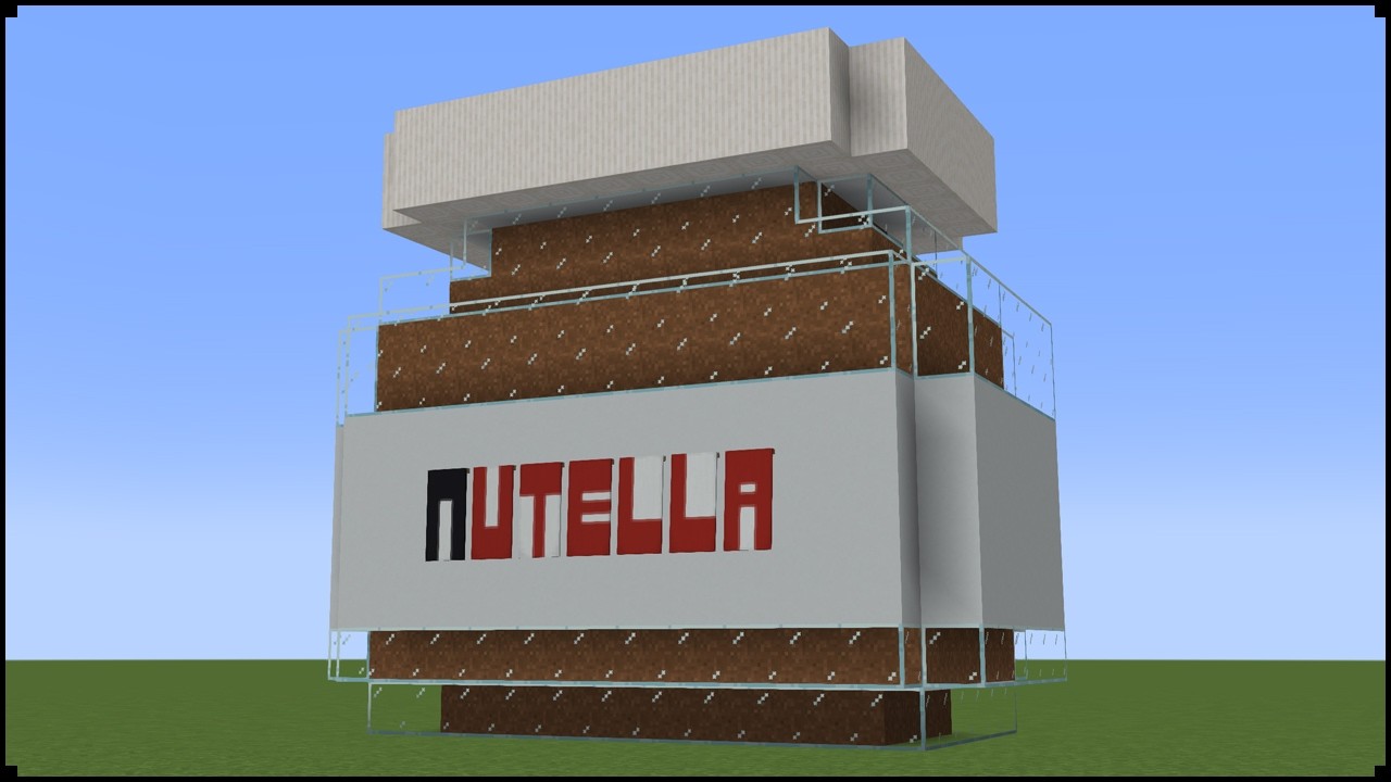 How To Build a Jar Of Nutella In Minecraft - Minecraft Builders