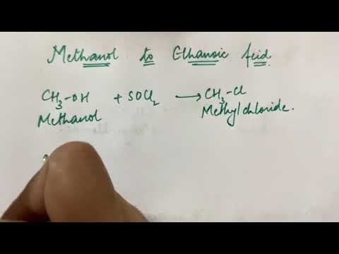 Methanol to Ethanoic Acid