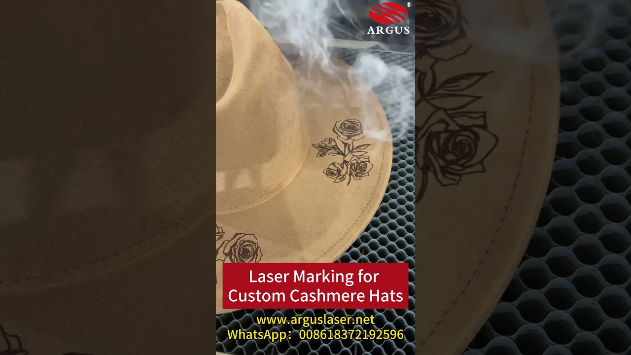 Custom Laser Marking for Cashmere Hats – Add a Personal Touch! 🎩✨#lasermarkingmachine #laser
