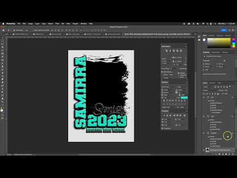How to quickly use a psd photoshop template from Etsy