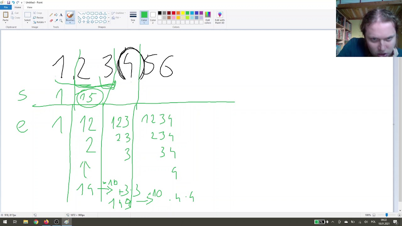 Let's Solve: Sam and substrings (HackerRank) PL