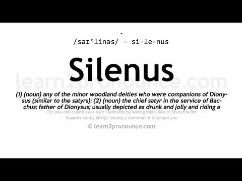 Silenus pronunciation and definition