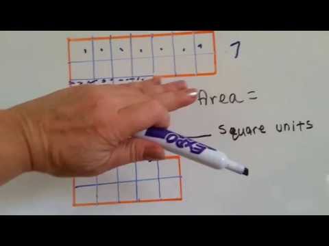 Grade 3 Math #11.2, Square Units and Area