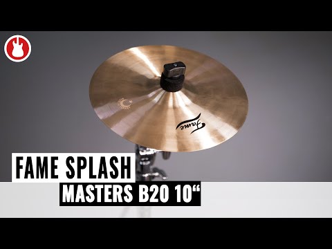Fame Masters B20 Splash 10" (Natural) - Splash Cymbal | Reverb