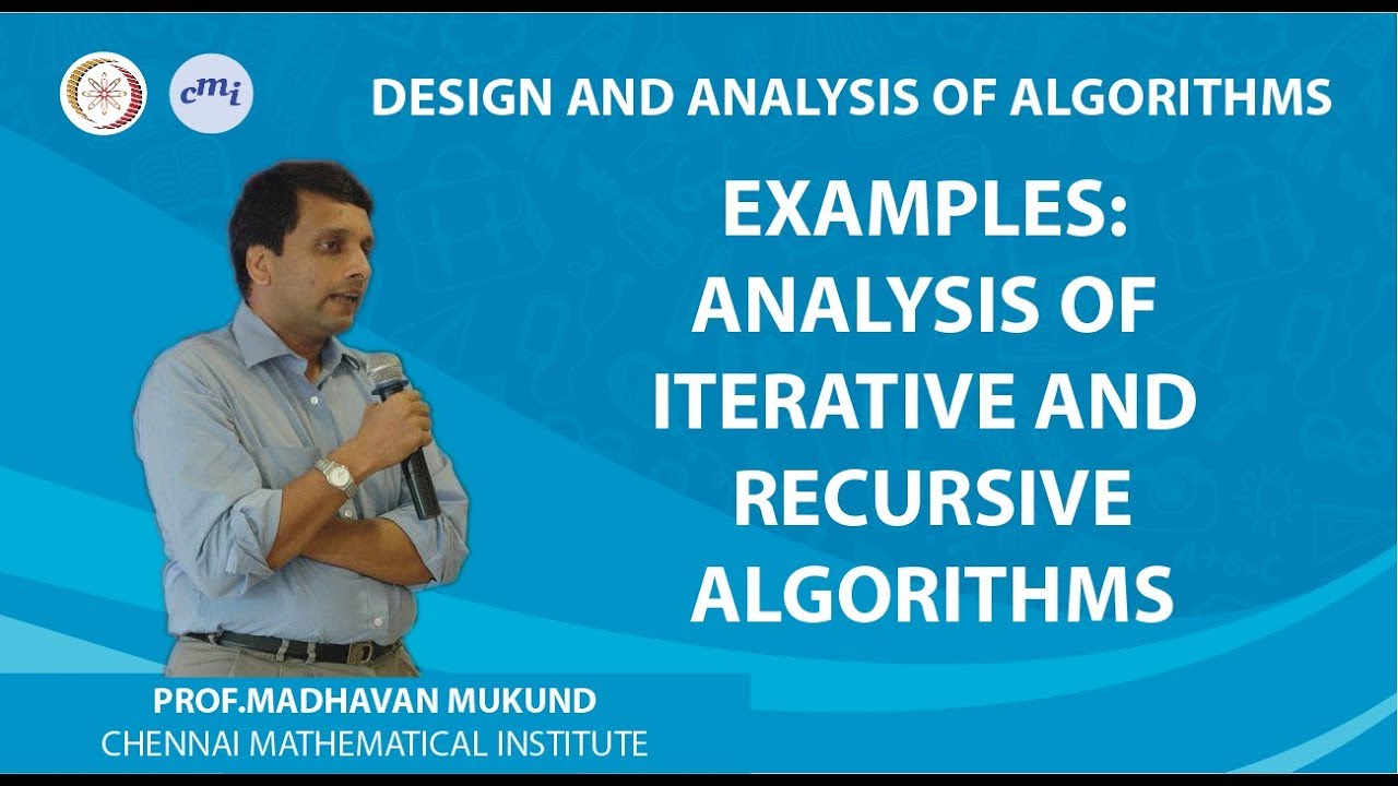 Examples: Analysis of iterative and recursive algorithms