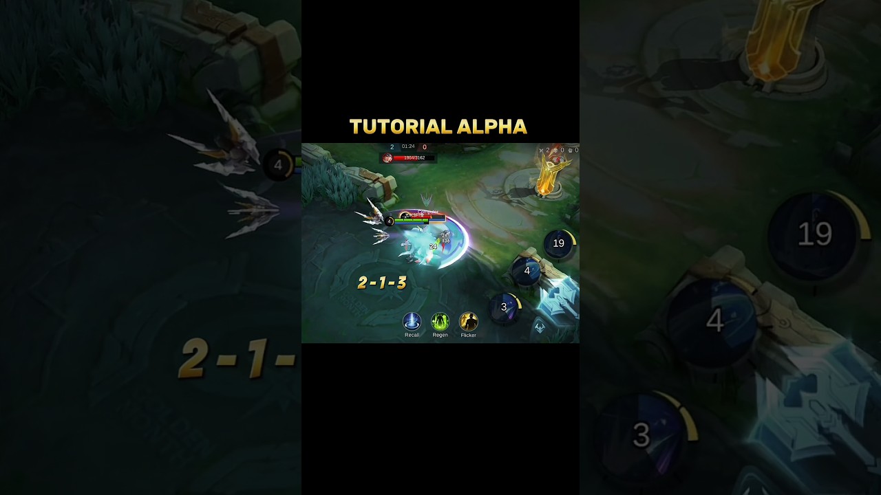 ALPHA combo tutorial #mobilelegends #mlbb #tutorial #mlbbcreatorcamp