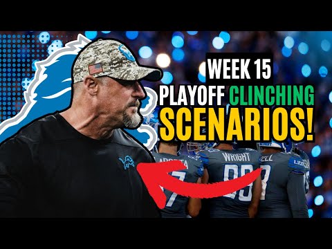 Detroit Lions' Path to Playoffs: Week 15 Scenarios Explained