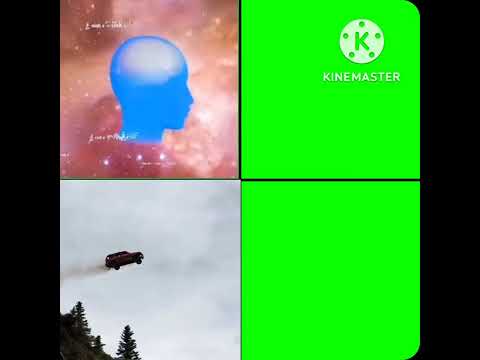 (greenscreen) skeleton/big brain meme