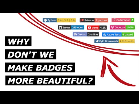 Github shields, but I went crazy on styling...