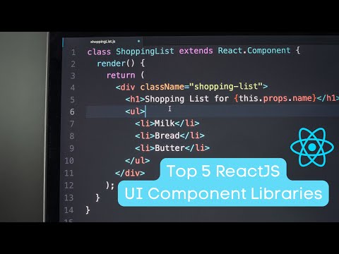 Top 5 ReactJS UI Component Libraries | ReactJS Component Libraries | AnaghTech | #ReactJS