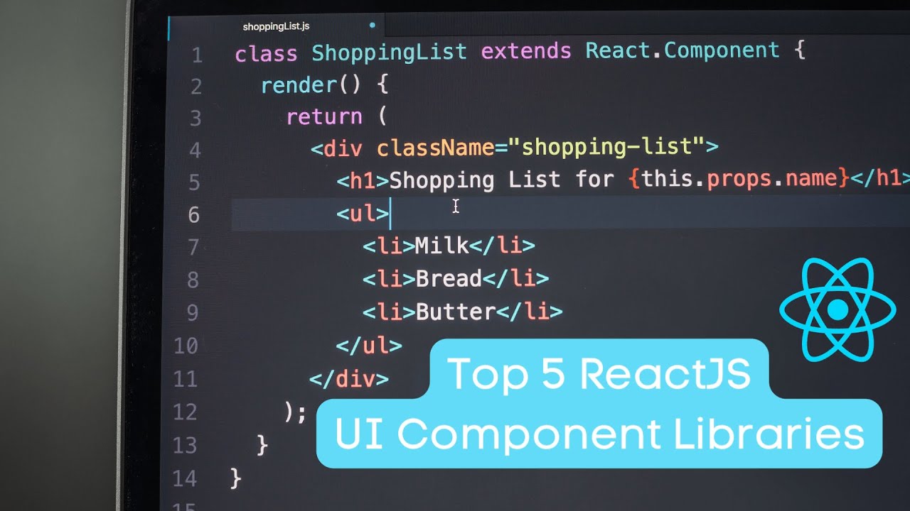 Top 5 ReactJS UI Component Libraries | ReactJS Component Libraries | AnaghTech | #ReactJS
