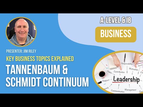 Leadership Styles: Tannenbaum and Schmidt Continuum Video Lecture ...