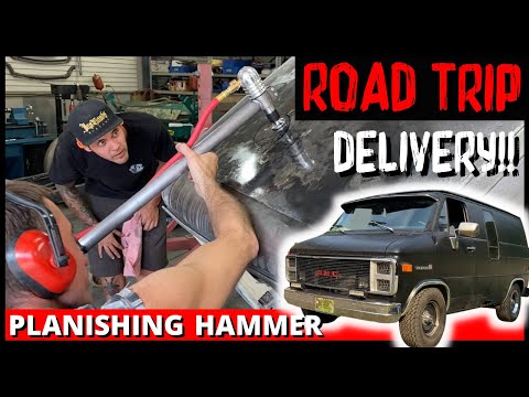 ROAD TRIP!!! Planishing Hammer Delivery in the Boogie Van!
