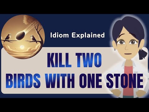 'Kill two birds with one stone' Explained | English Idiom Lesson