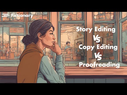 Story Editing vs CopyEditing vs Proofreading