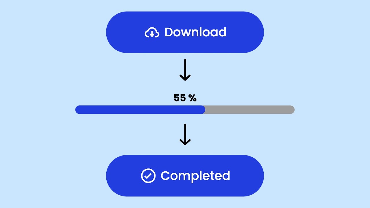 How To Make Progress Bar in HTML CSS JAVASCRIPT