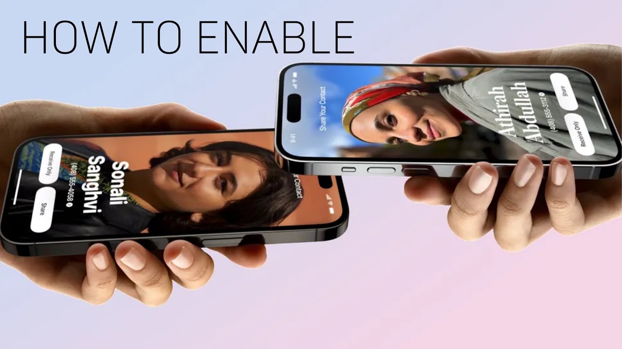 How to Enable Namedrop on iPhone! (iOS 17)