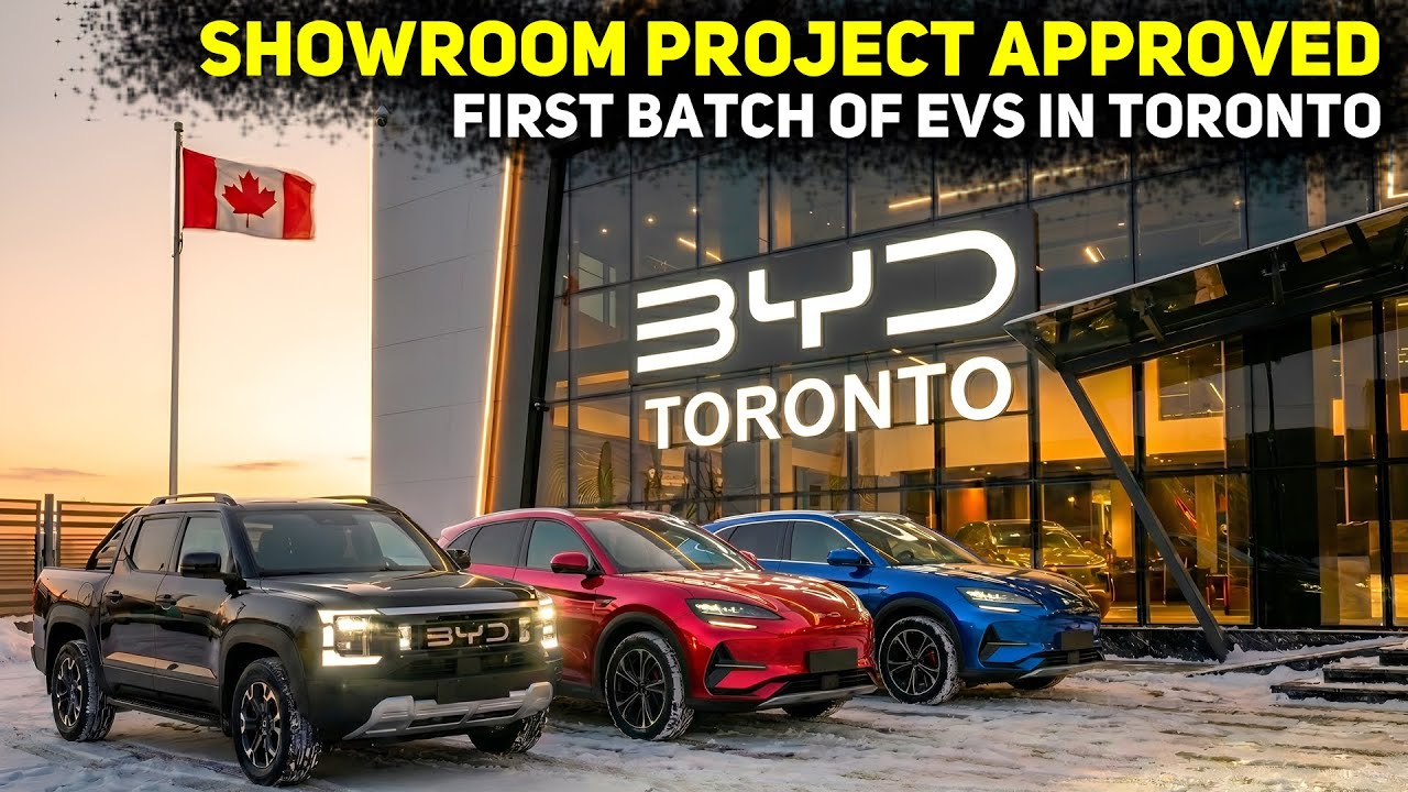 BYD's first delivery of midsize EV SUVs to Canada | BYD Sealion 7 EV 2026