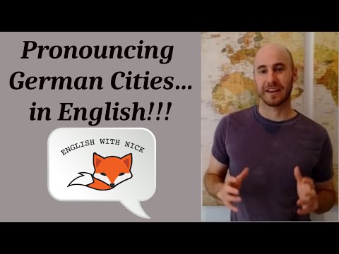 An American Pronouncing German Cities (Cities 1 - 10)