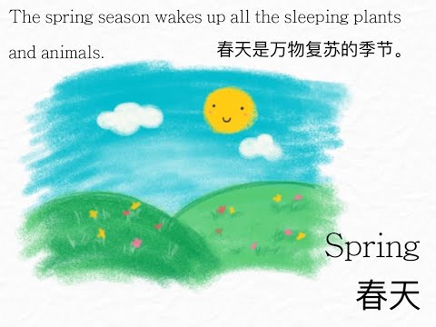 Learn 10 Chinese Words:Spring 每月生词：春天