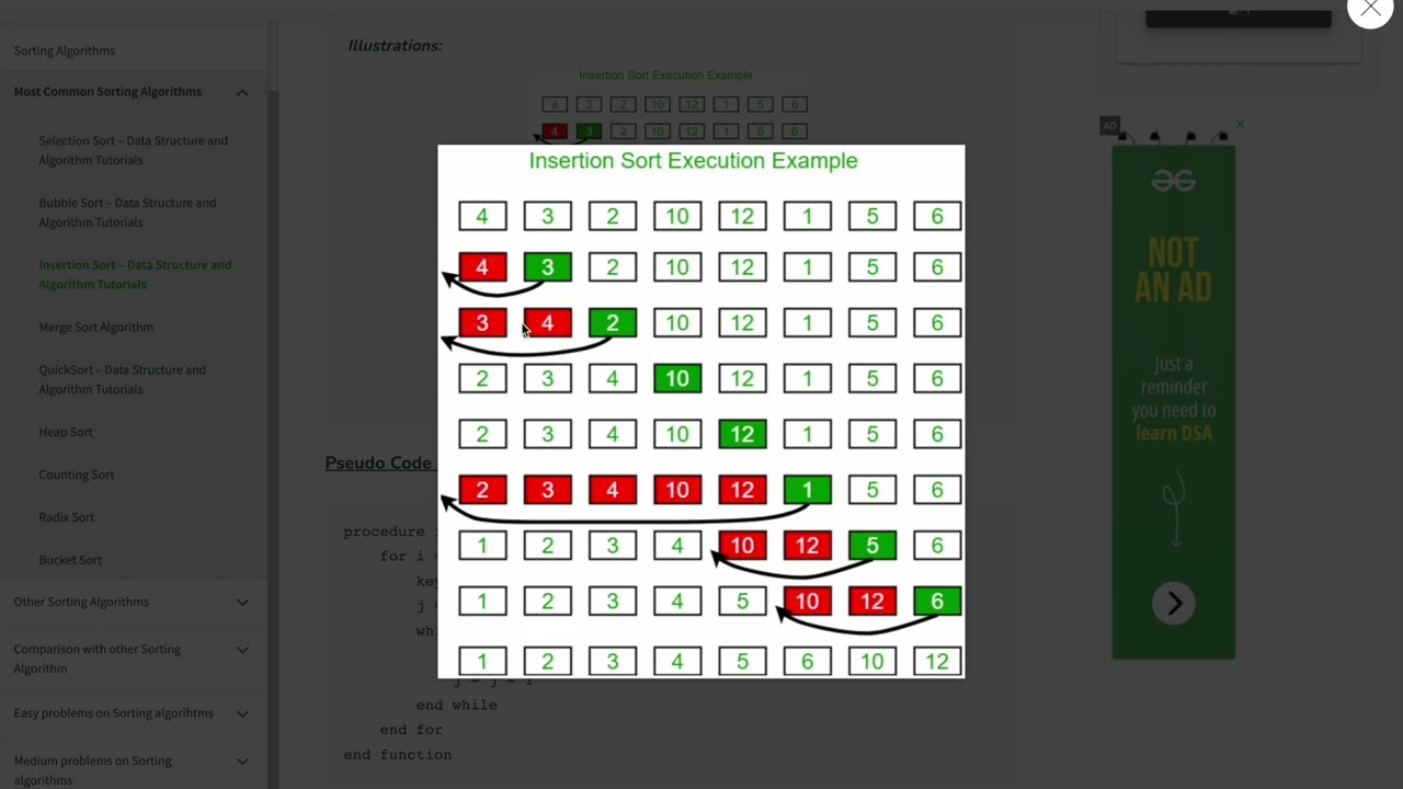 Hackerrank: Insertion Sort   Part 1