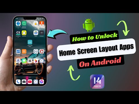 How to Unlock Home Screen Layout