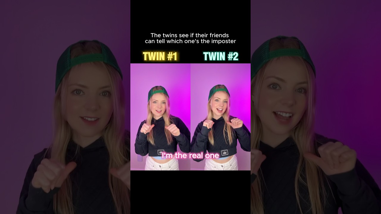 Can you spot the Imposter? #twins