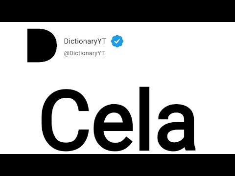 Cela Meaning in English