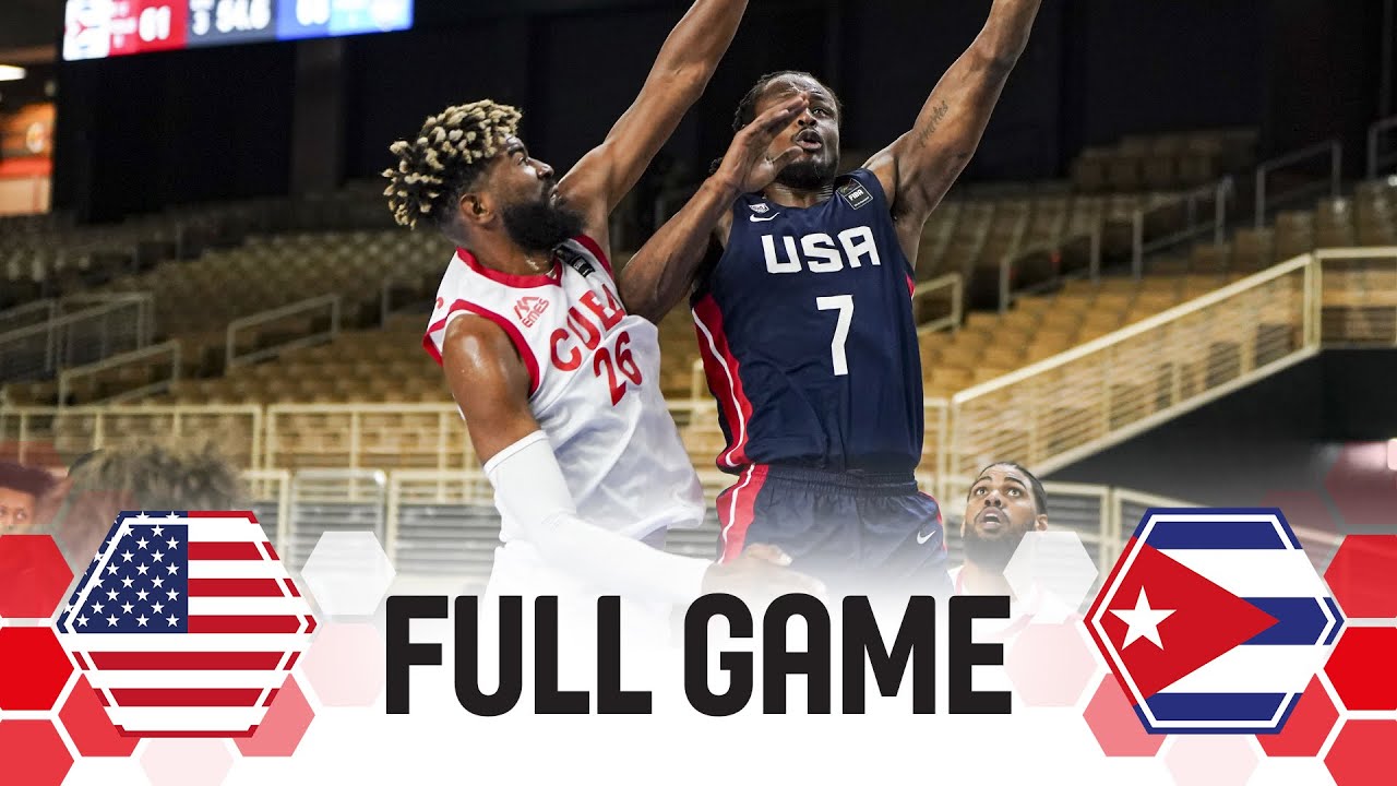 Estados Unidos vs Cuba - Fase de Grupos - FIBA AmeriCup 2025 Qualifiers ...