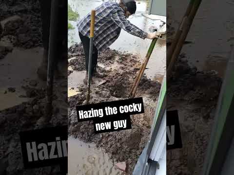 Hazing the cocky new guy#construction#constructionlife#electrical#apprentice#electrician#trade