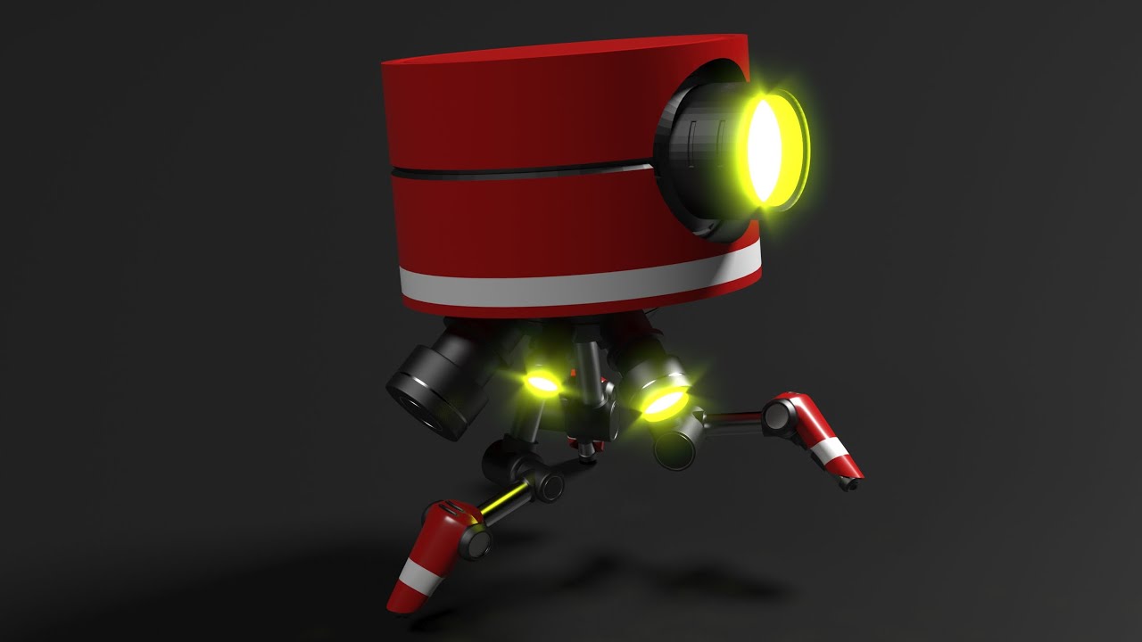 How to robot modeling 3ds max tutorial part 2