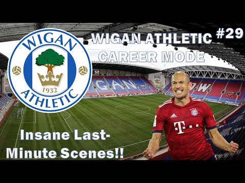 INSANE LAST MINUTE SCENES!! | WIGAN ATHLETIC CAREER MODE | #29