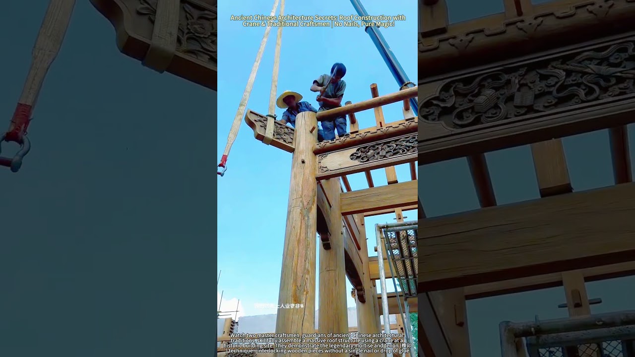 Ancient Chinese Architecture Secrets:Traditional Craftsmen | No Nails, Pure Magic!