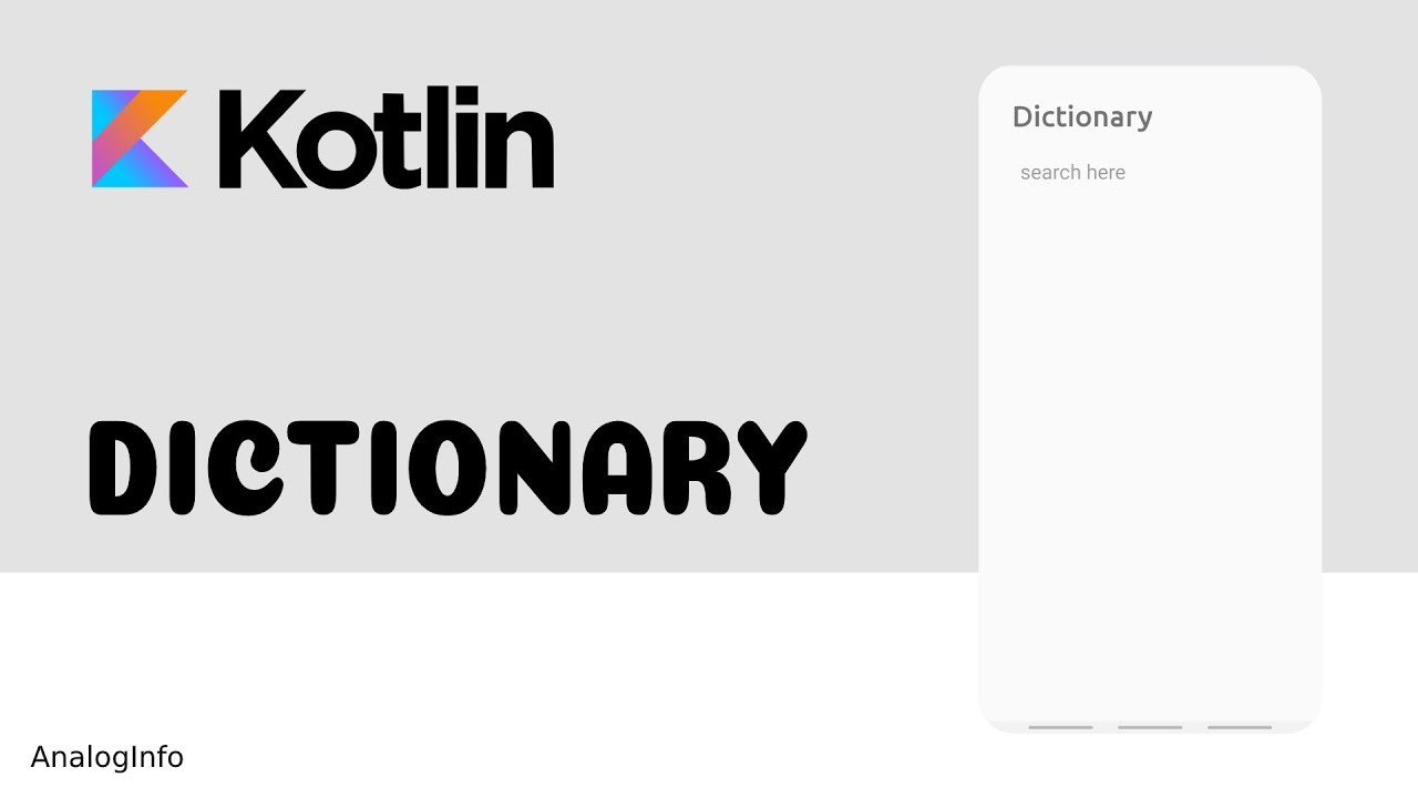 Android Dictionary made with Kotlin