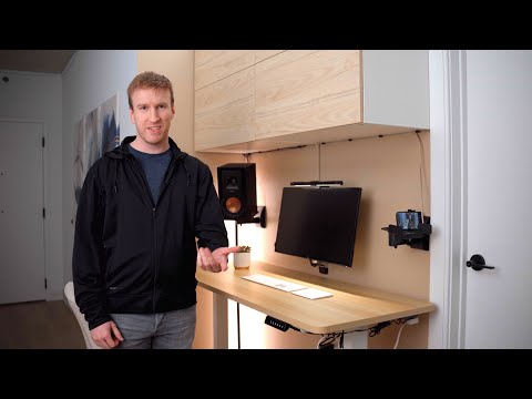 Ergotron's wall mount monitor arm: how low does it go?
