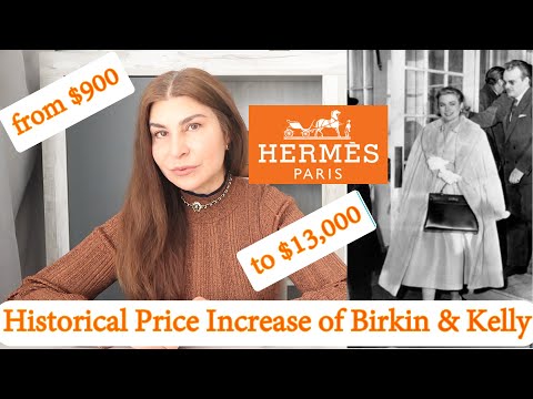 Hermes Historical Price Increase for Birkin & Kelly from $900 to $13,000 |  Hermes Journey | OxanaLV