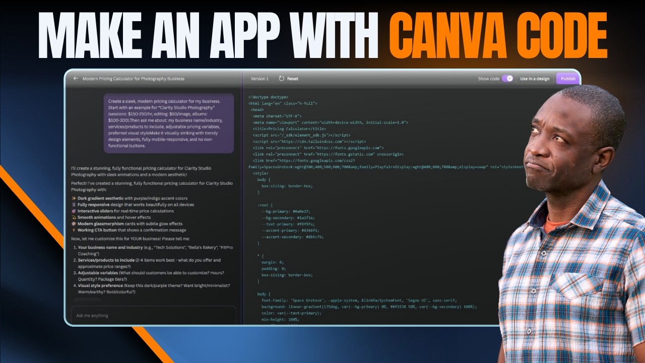 Canva Code Tutorial: Build Interactive AI Apps with Generative UI
