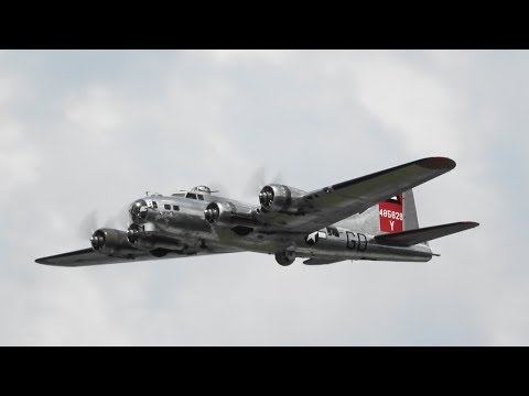 B-17 & B-25 Bombers & C-45 - MAAM WWII Weekend 2018 - Saturday