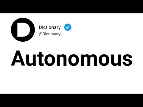 Autonomous Meaning In English