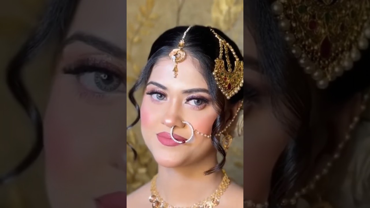 ✨Muslim nikah special Bridal makeup tutorials | 🔔Subscribe to ‎⁨@ASstudio2526-n3o⁩ 💋 #shorts #makeup