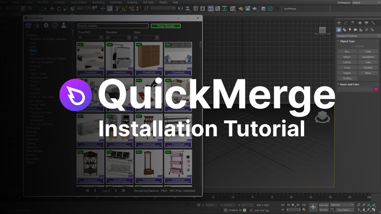 QuickMerge for 3ds Max: Step-by-Step Installation Tutorial