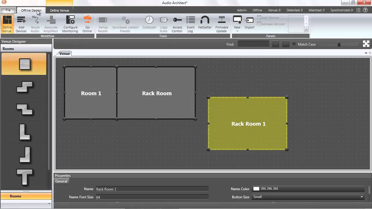 2 Define Venue Audio Architect