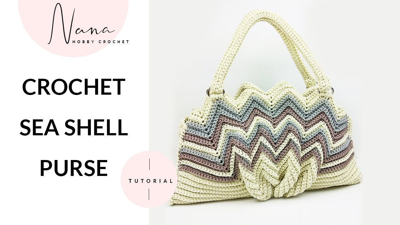 HOW TO CROCHET A SEA SHELL PURSE