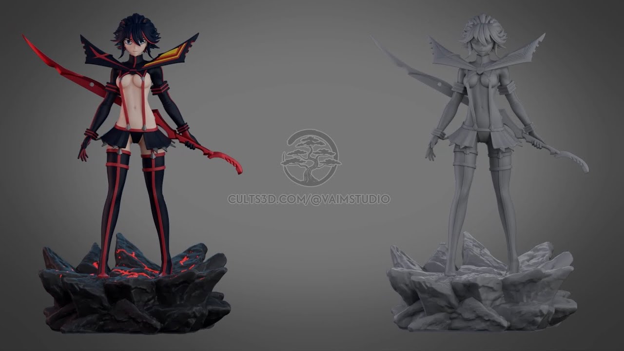 Ryuko Matoi for 3D Printing