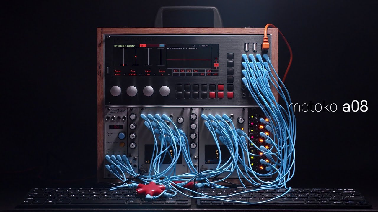 a08 | Eurorack Modular Synth Live (w/ CV Tools) | Percussa SSP, Teletype, TXi, PNW, ATN8 | motoko